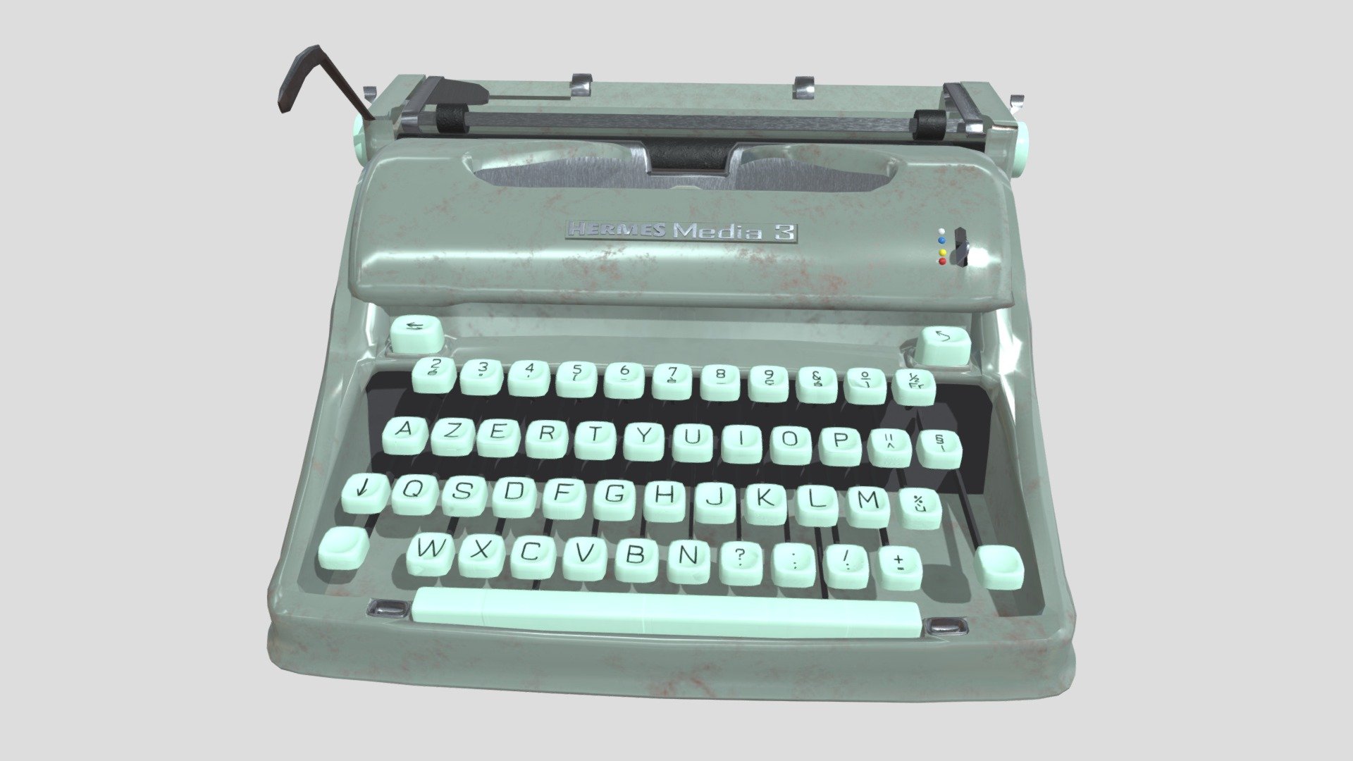 Typewriter - Download Free 3D model by FioreDiMatteo [98a95df] - Sketchfab