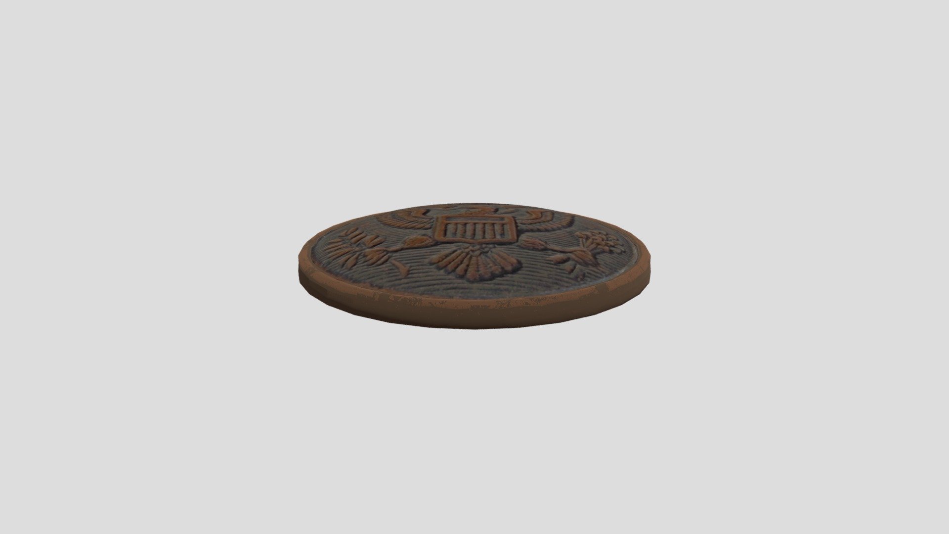WWI Uniform Button 01 - 3D model by TreasuredTeam [98ac2f2] - Sketchfab