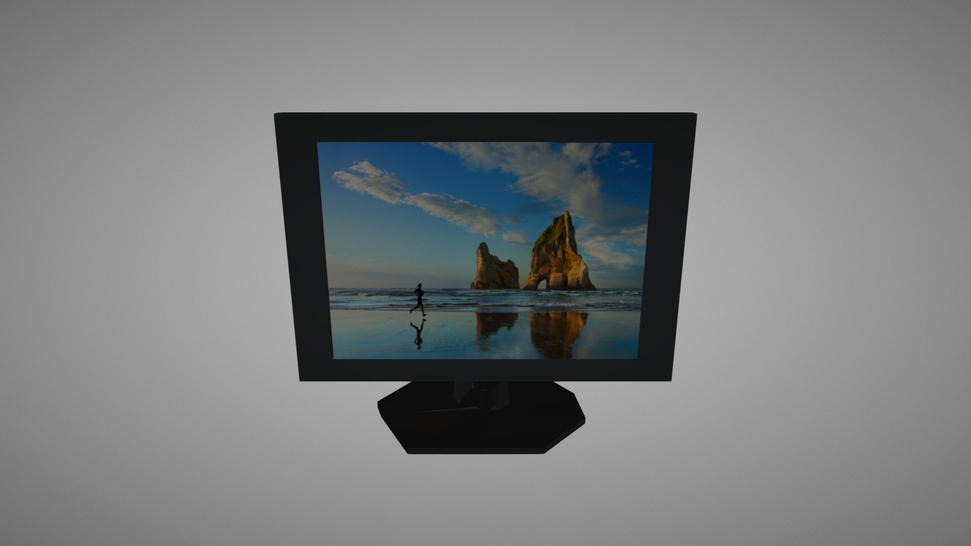 Low-Poly Monitor - Download Free 3D model by rzncwalker [98ac881 ...