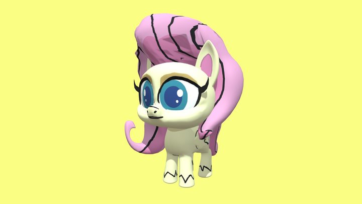 Fluttershy 3D models - Sketchfab