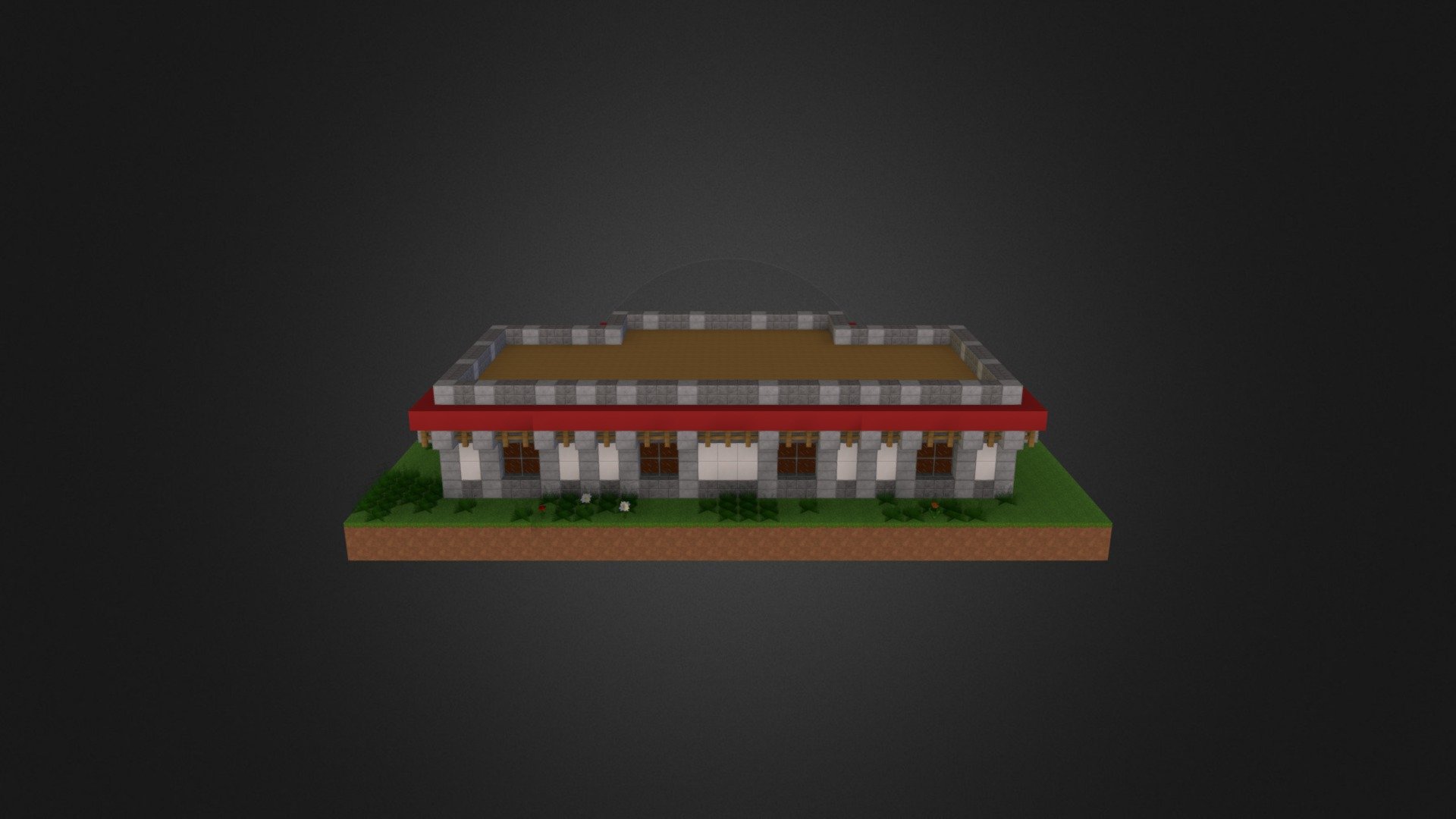 Pixelmon Town P2 - Pokemon Center - 3D model by rvolution [98af5d1 ...