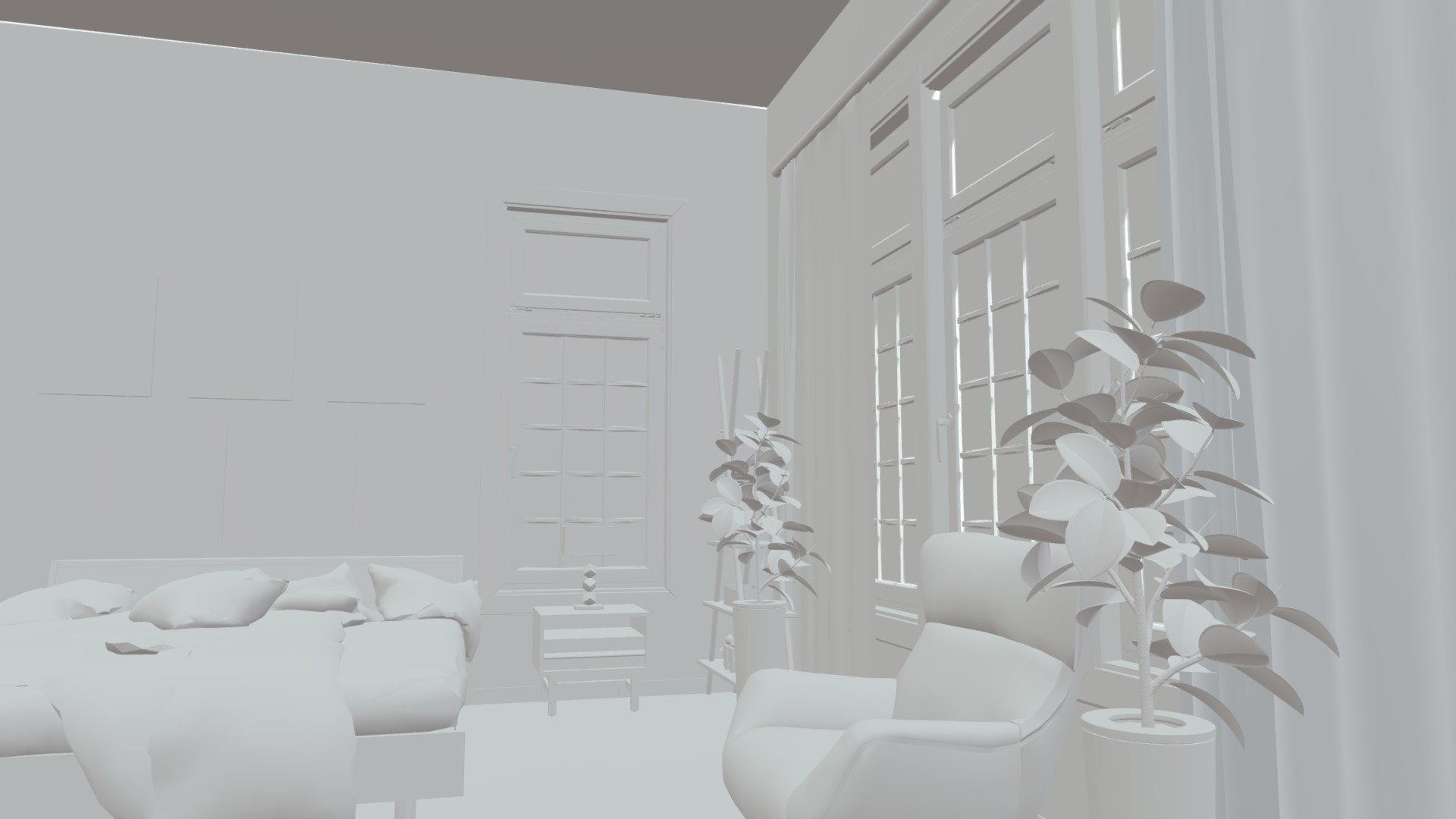 INTERIOR - Download Free 3D model by akhilvictor46 [98afbc1] - Sketchfab