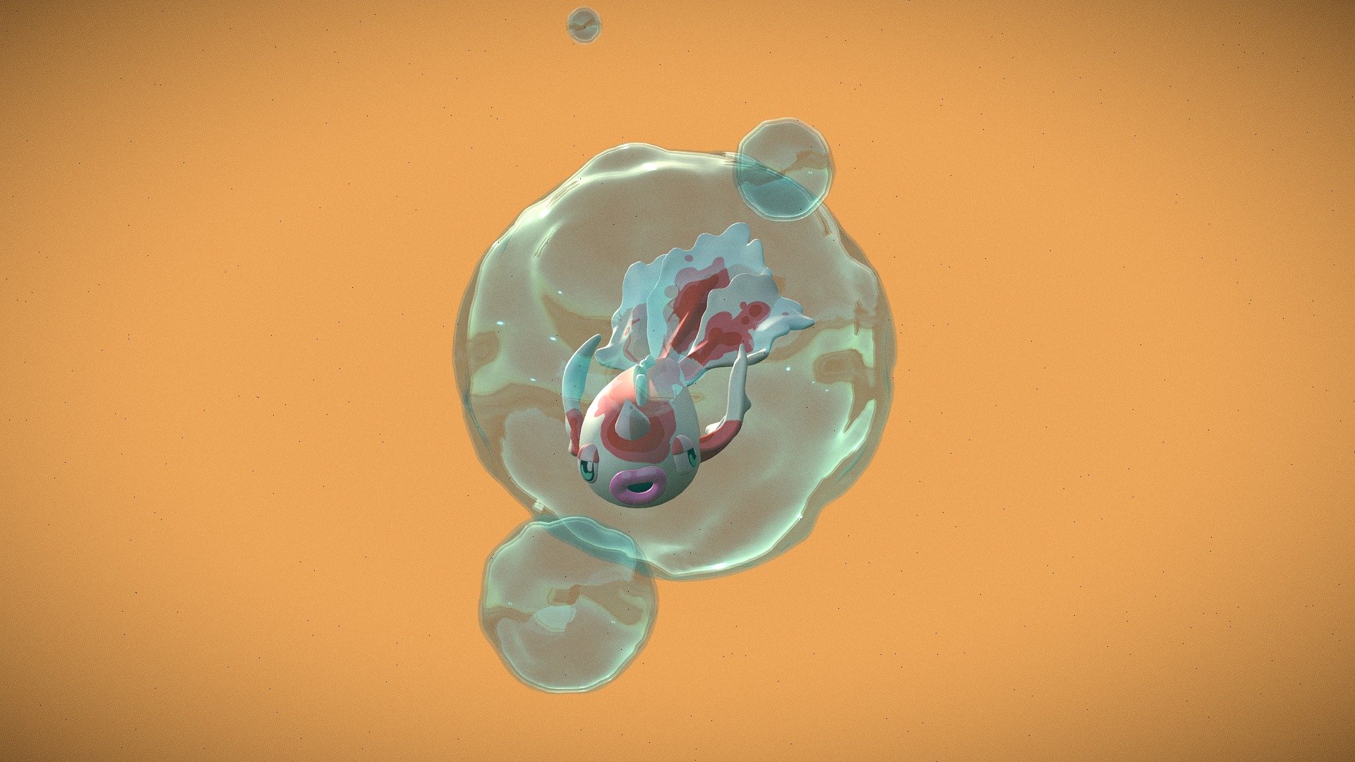 Goldeen Pokemon fish - 3D model by FaNapha [98b0e81] - Sketchfab
