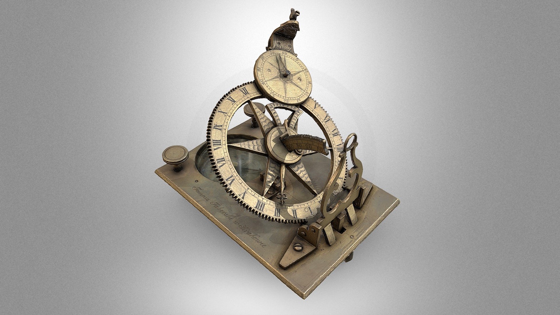 Equatorial sundial - Download Free 3D model by Virtual Museums of ...