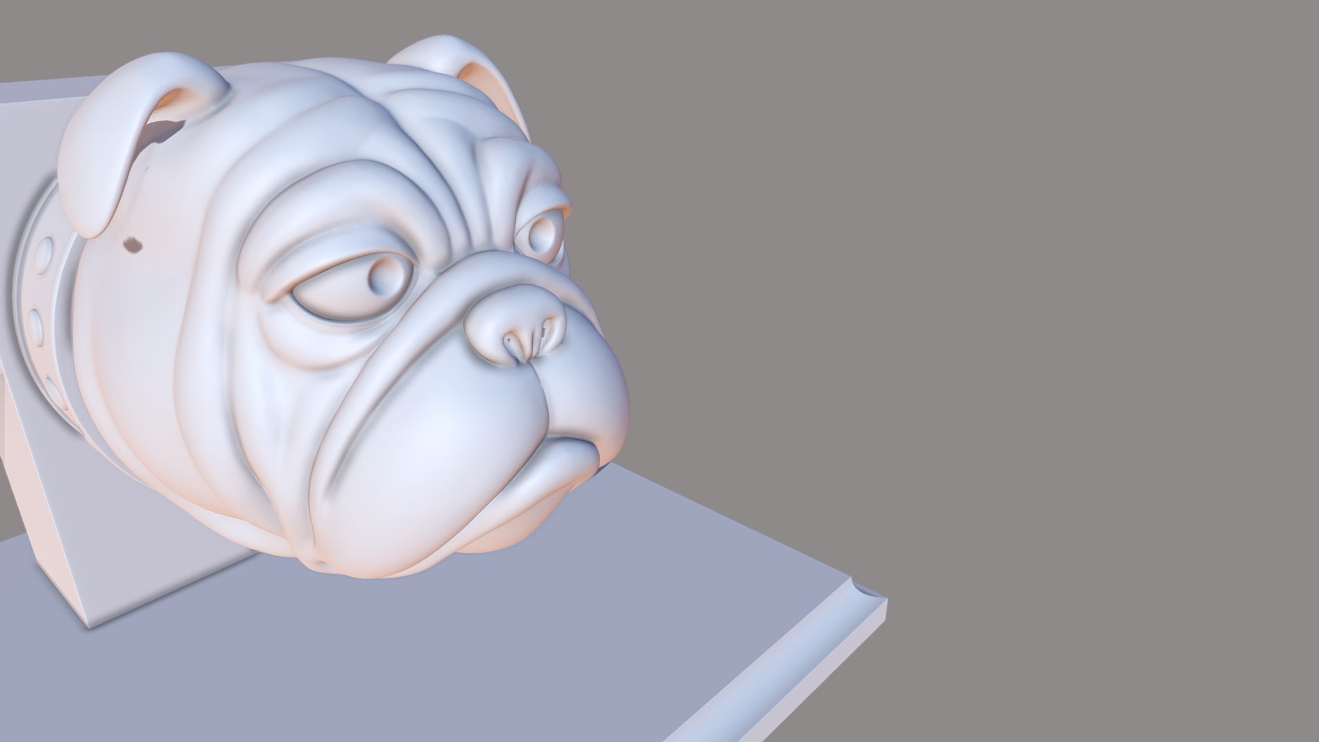 Dog Head - 3D model by Amitkumar (@cgamit786) [98b1c2c] - Sketchfab