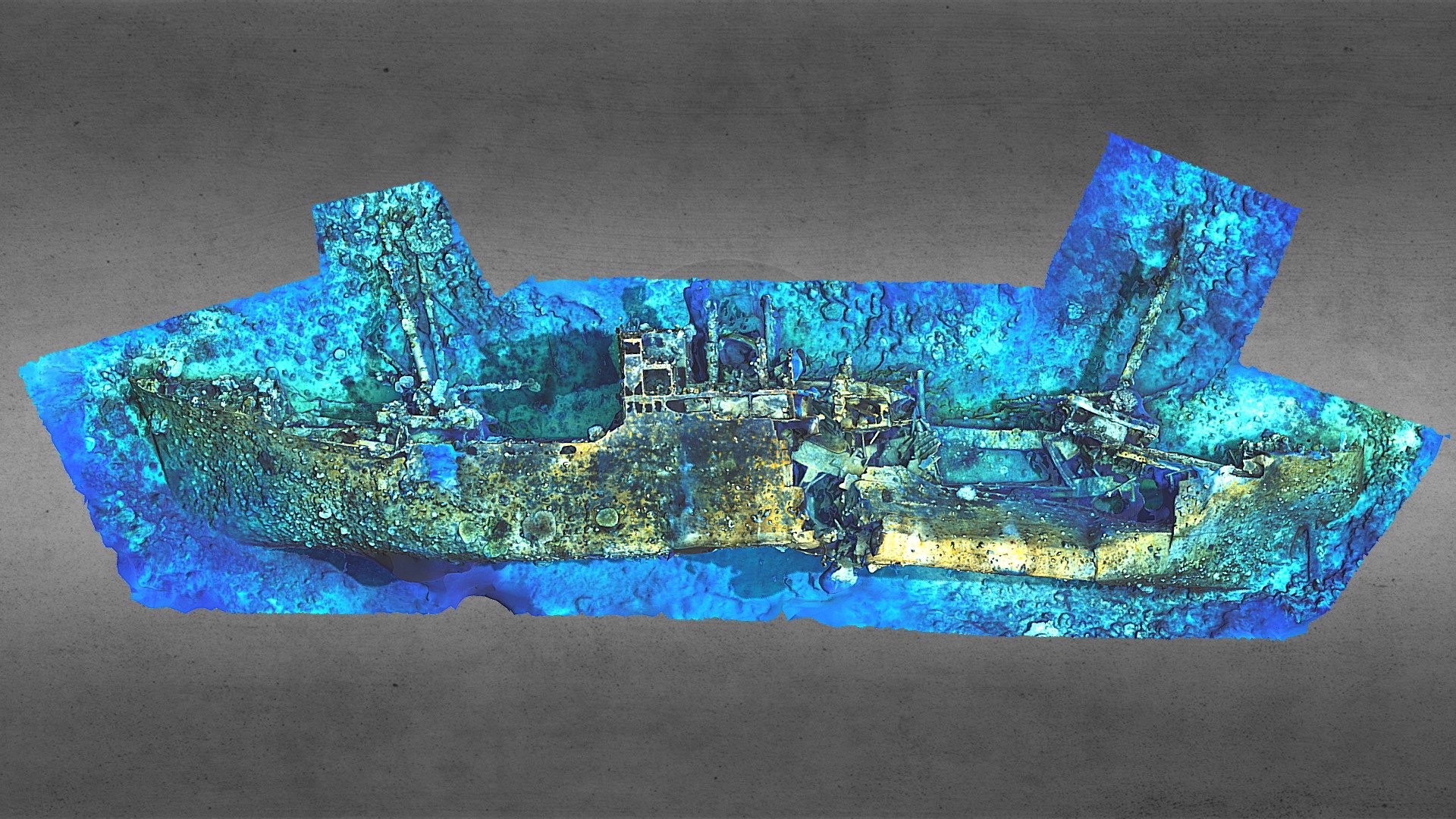 Teshio Maru, Palau - 3D model by archaeotechnic [98b2e1f] - Sketchfab