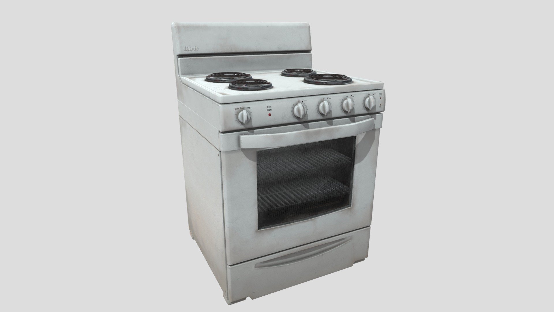 Electric Stove - Buy Royalty Free 3D model by oonel [98b32c2 ...
