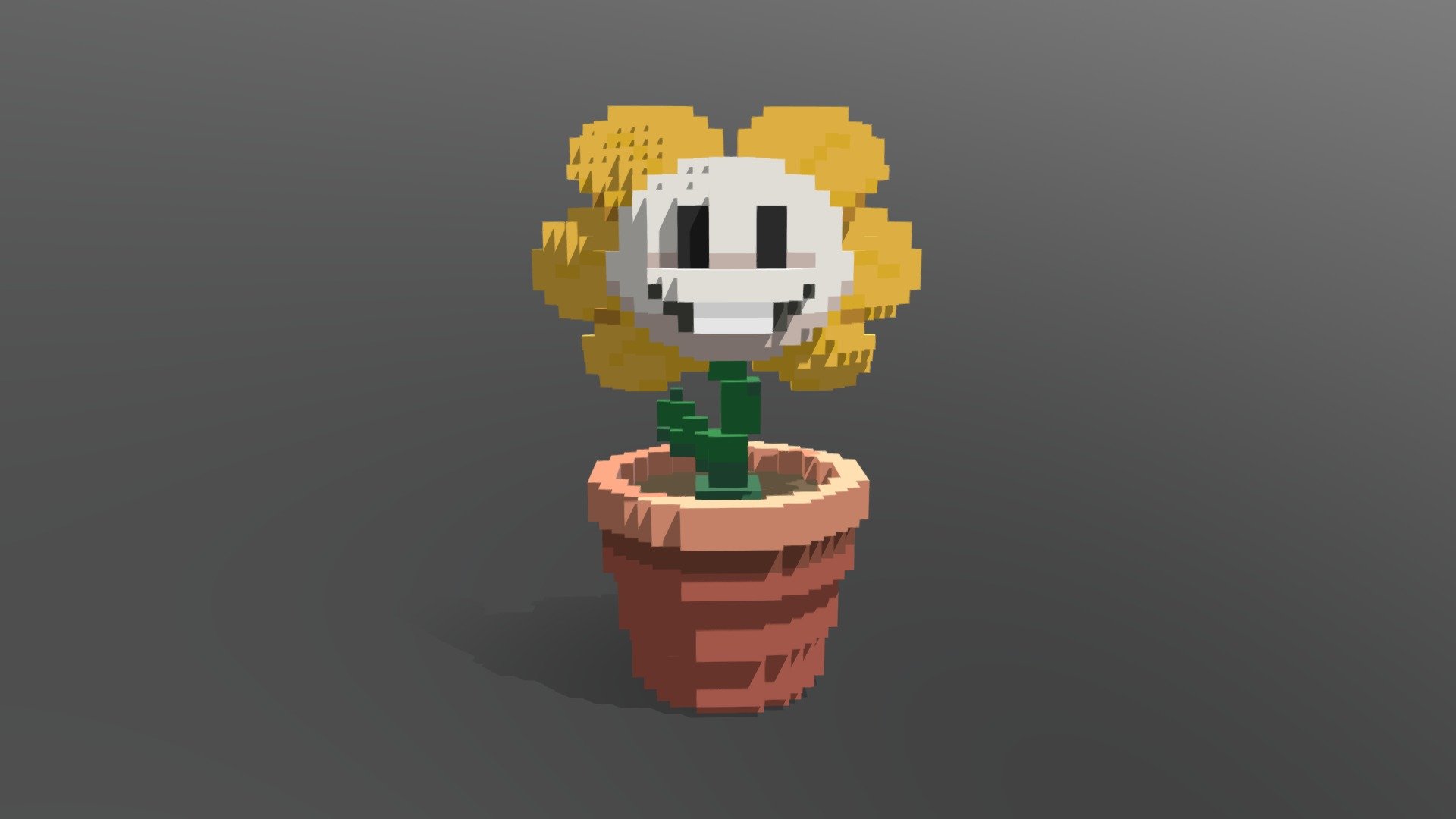 Voxel Flowey - Download Free 3D model by BonnieMuffins [98b39c5 ...