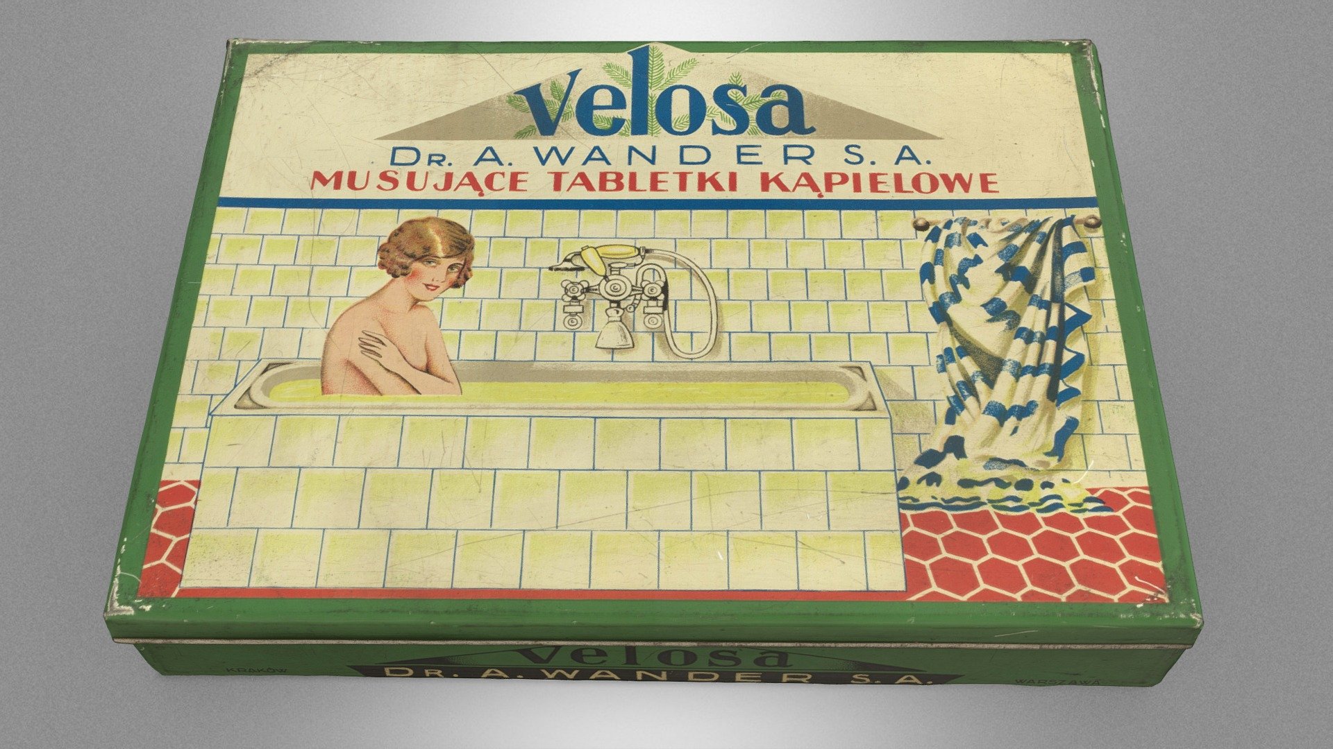 Box for effervescent bath tablets - Download Free 3D model by Virtual ...