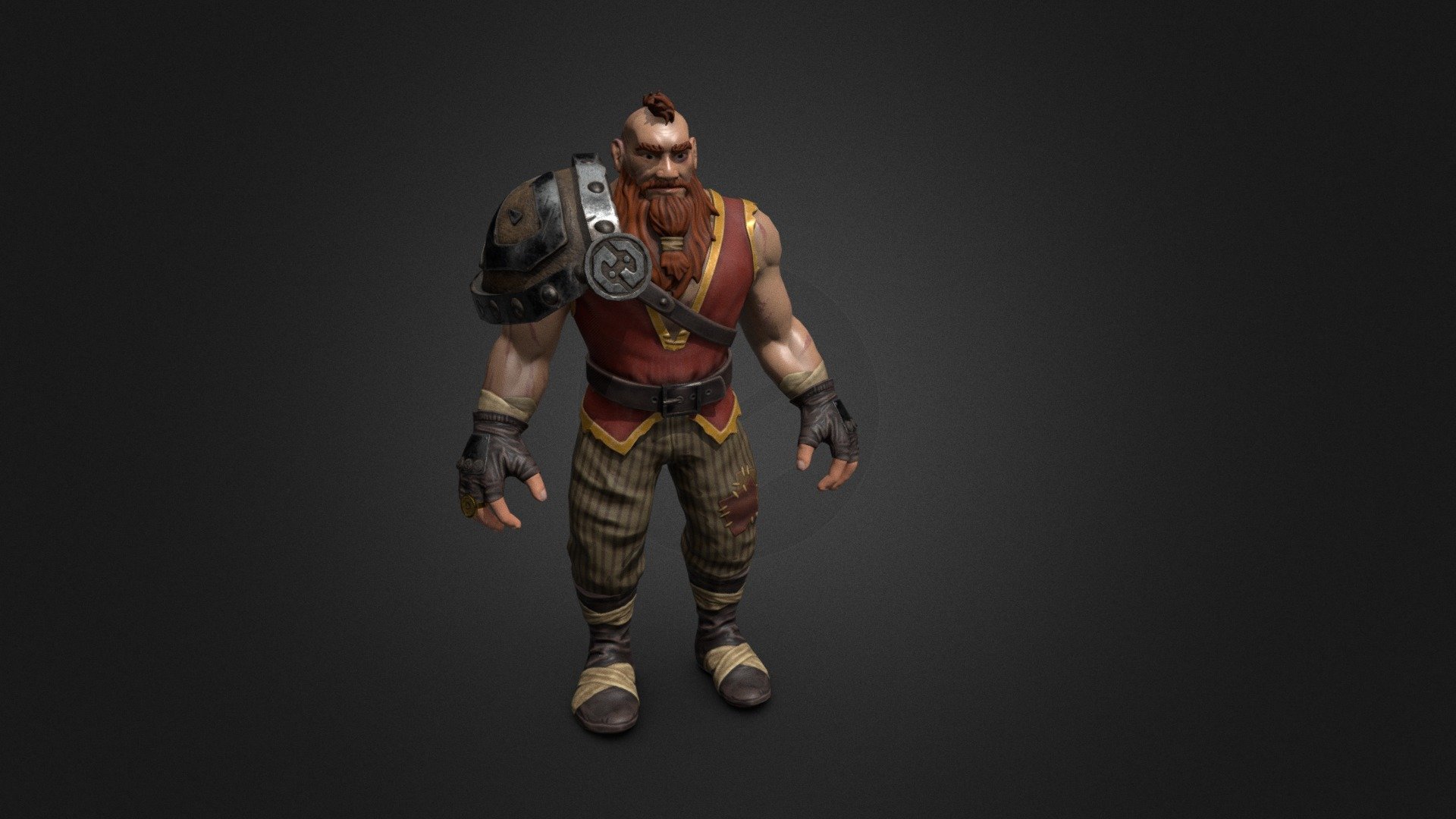 Swords and Shovels Hero - 3D model by poodiddles [98b494e] - Sketchfab