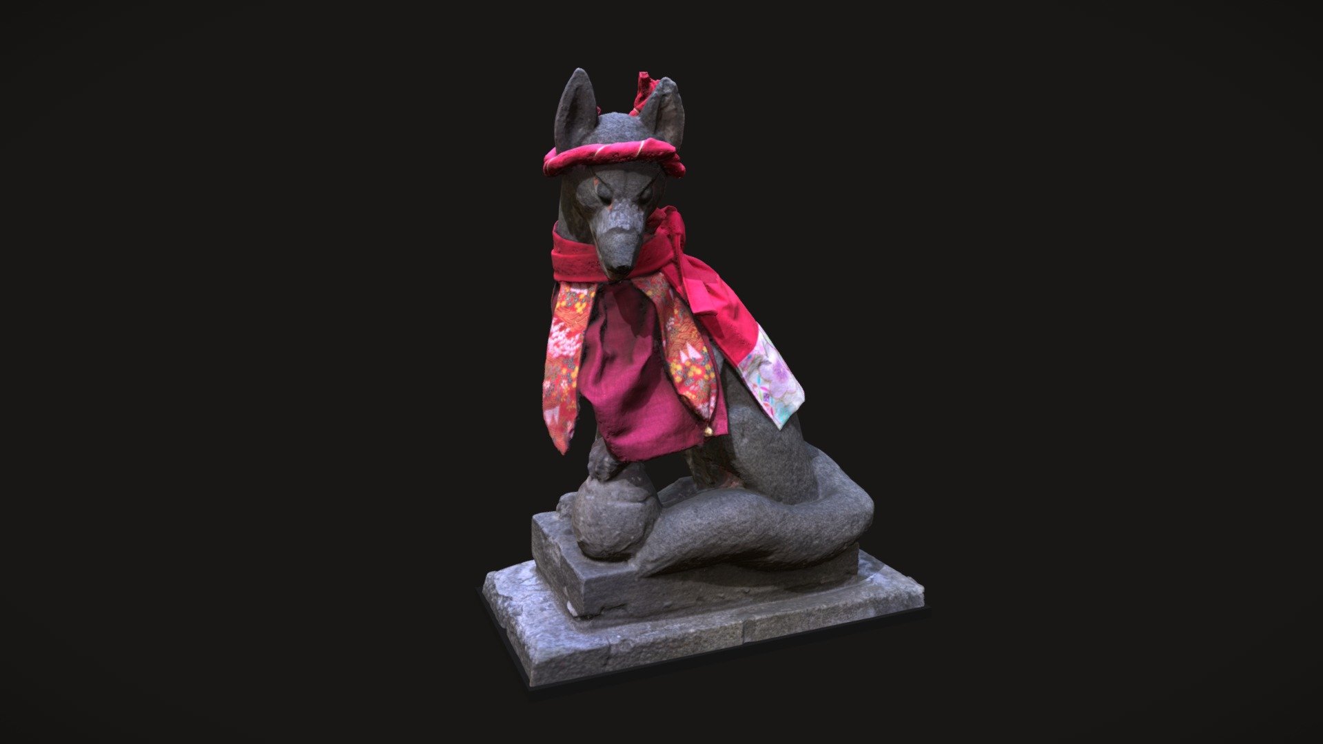 Kitsune statue - photogrammetry - 3D model by Ellie DB (@elliedb ...