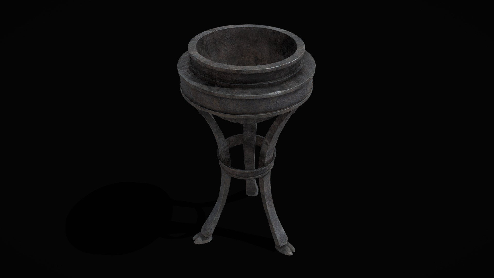 Medieval Rustic Iron Brazier - Buy Royalty Free 3D model by ...