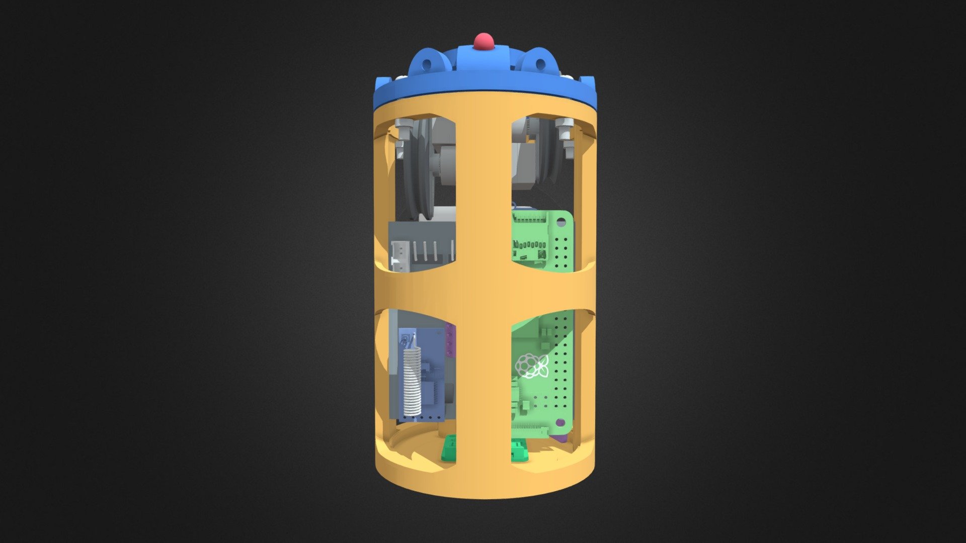 NAV-Capsule (CANSAT 2021) - 3D model by NAV-Capsule [98b9bed] - Sketchfab