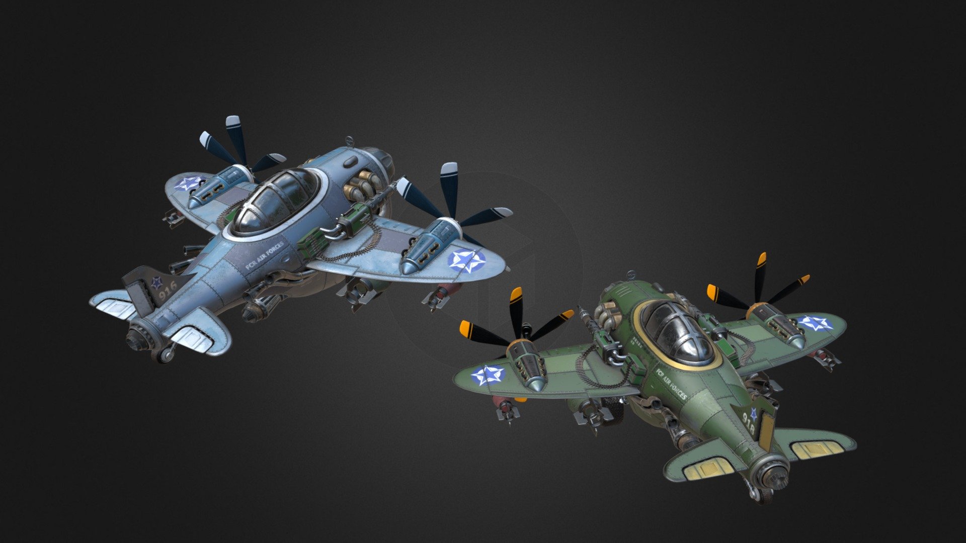 FCR Air forces - 3D model by Shapernode [98ba095] - Sketchfab