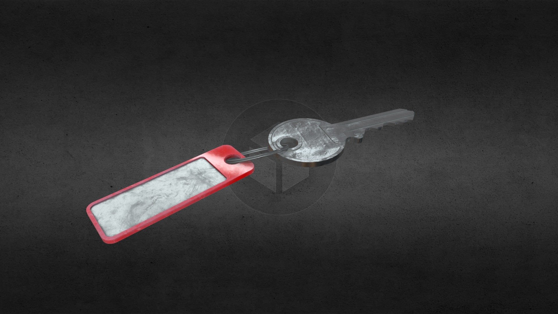 Key With Ring and Tag - Download Free 3D model by DEICIDER78 [98bbf13 ...