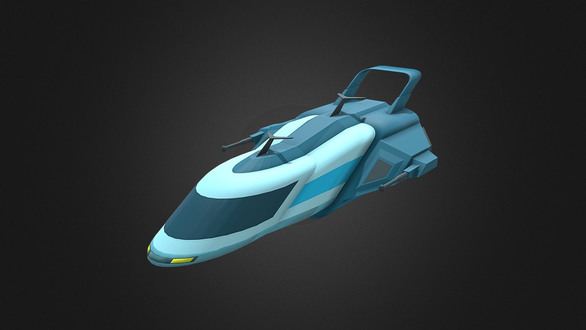 Cosmic Cruiser 2 - Download Free 3D model by Mattdude [98bdda1] - Sketchfab