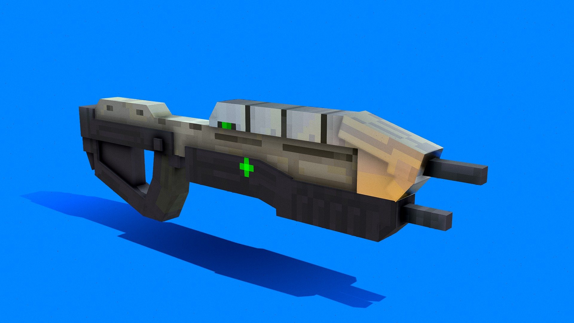 3D model of MA5C Assault rifle - Halo - 3D model by lepos 3D (@lepos ...