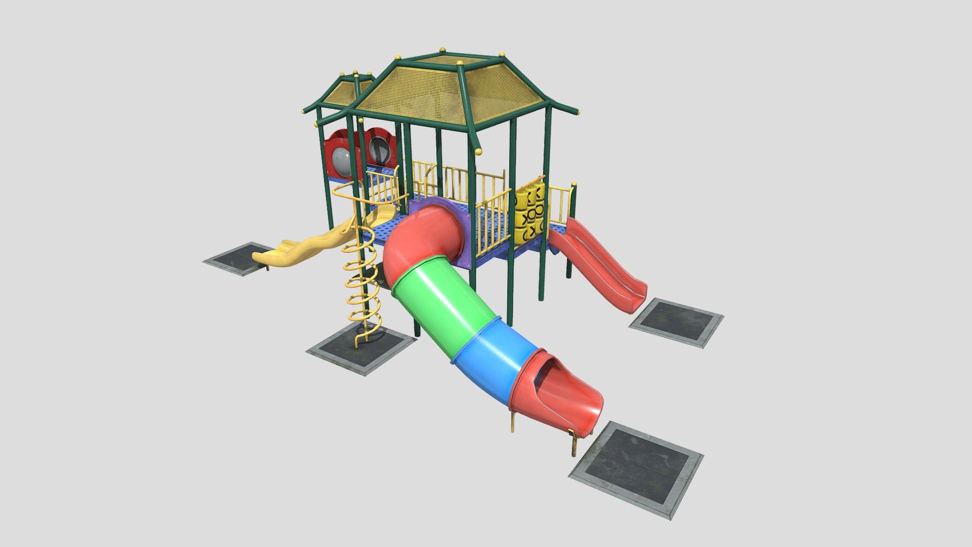 Playground House - 3D model by digitalvisionartist [98bebcb] - Sketchfab