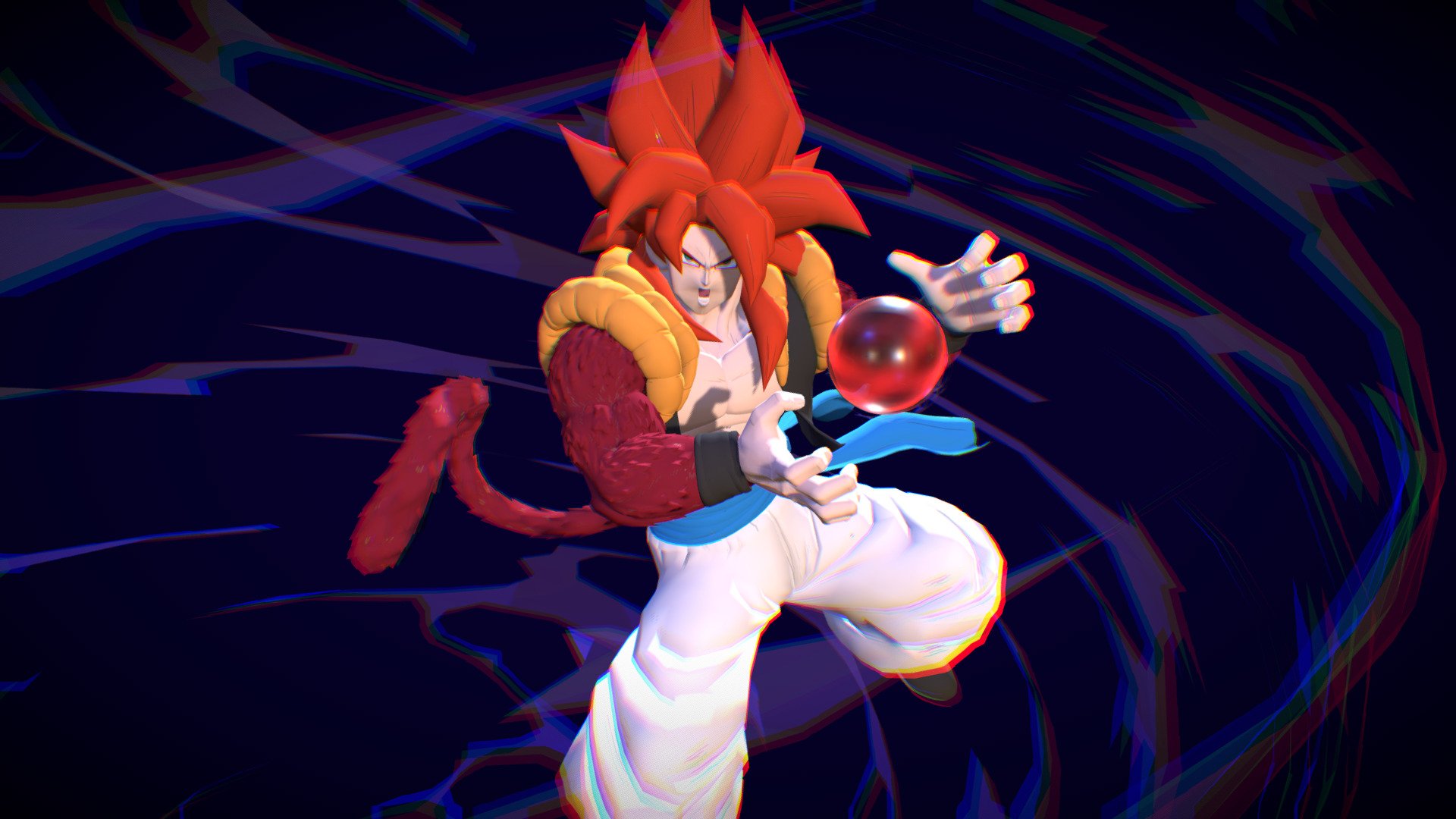 Dragonball FighterZ - Gogeta SS4 - 3D model by Casttelan2 [98bfcd4 ...