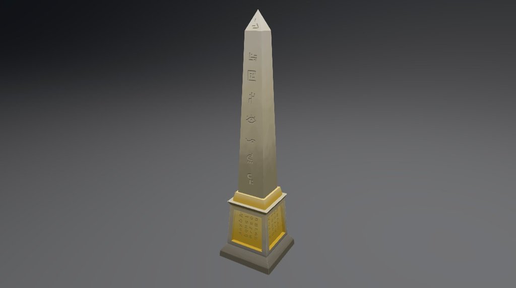 Obelisk - 3D model by jcowin94 [98c1da1] - Sketchfab
