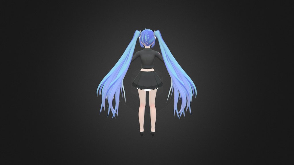 Miku - Download Free 3D model by Saionji [98c2ce0] - Sketchfab