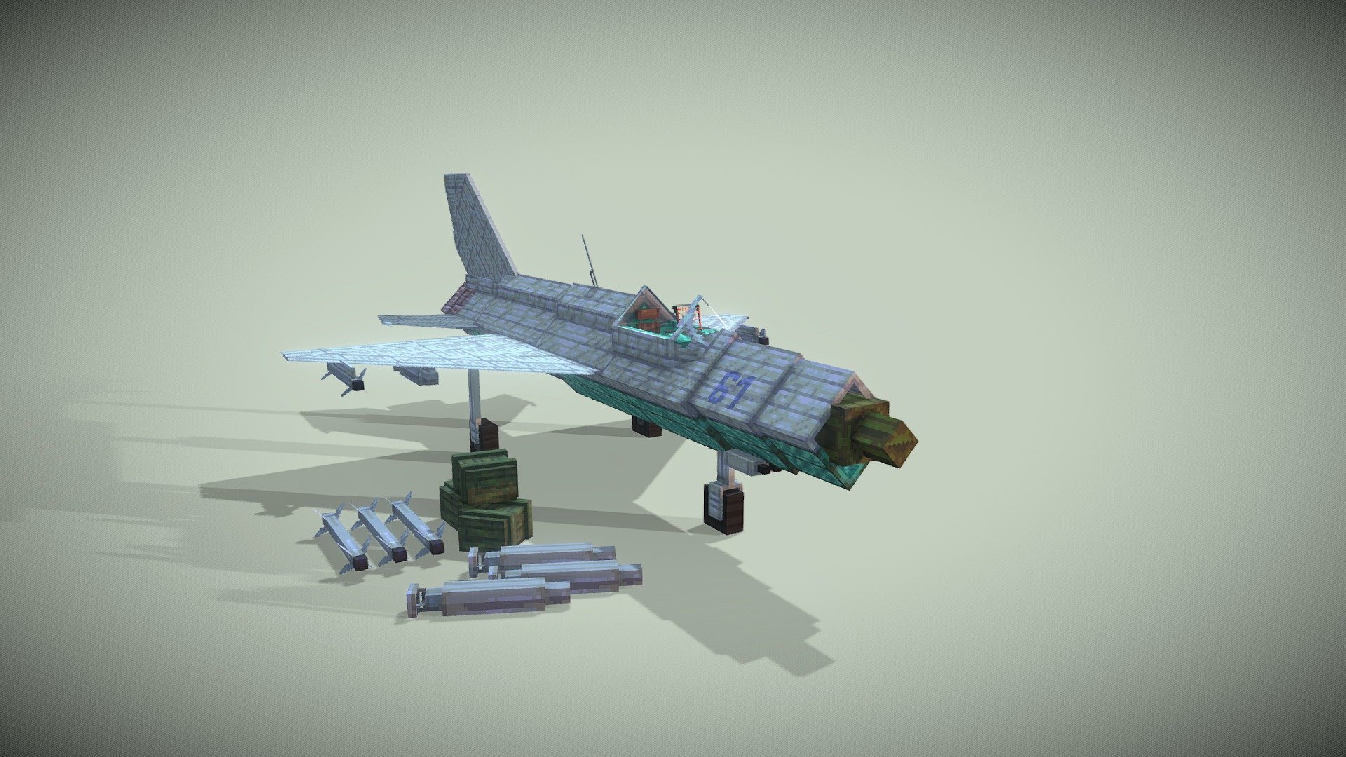 Mig-21 - 3D model by BlackbirdAntlion [98c90e0] - Sketchfab