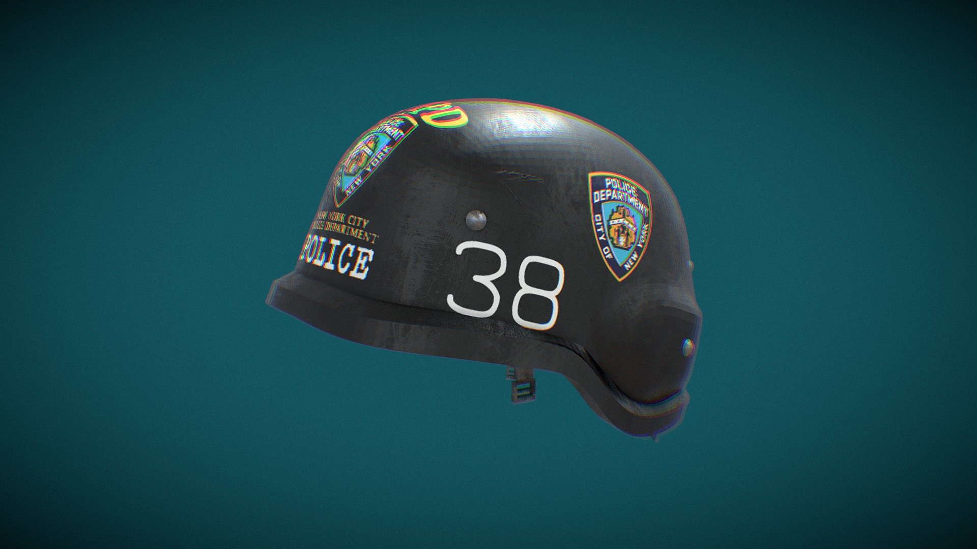 Police NYPD Helmet - Download Free 3D model by D3D (@hell3879) [98ce0da ...