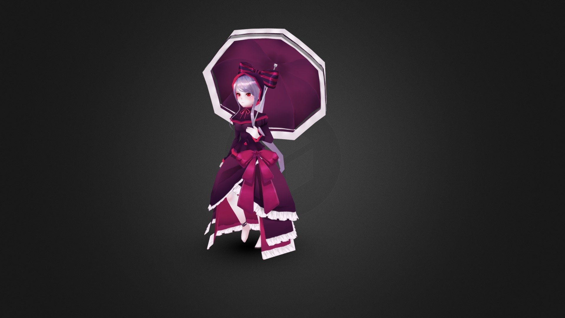 Overlord shalltear Animation - 3D model by wdh2139 [98cf326] - Sketchfab