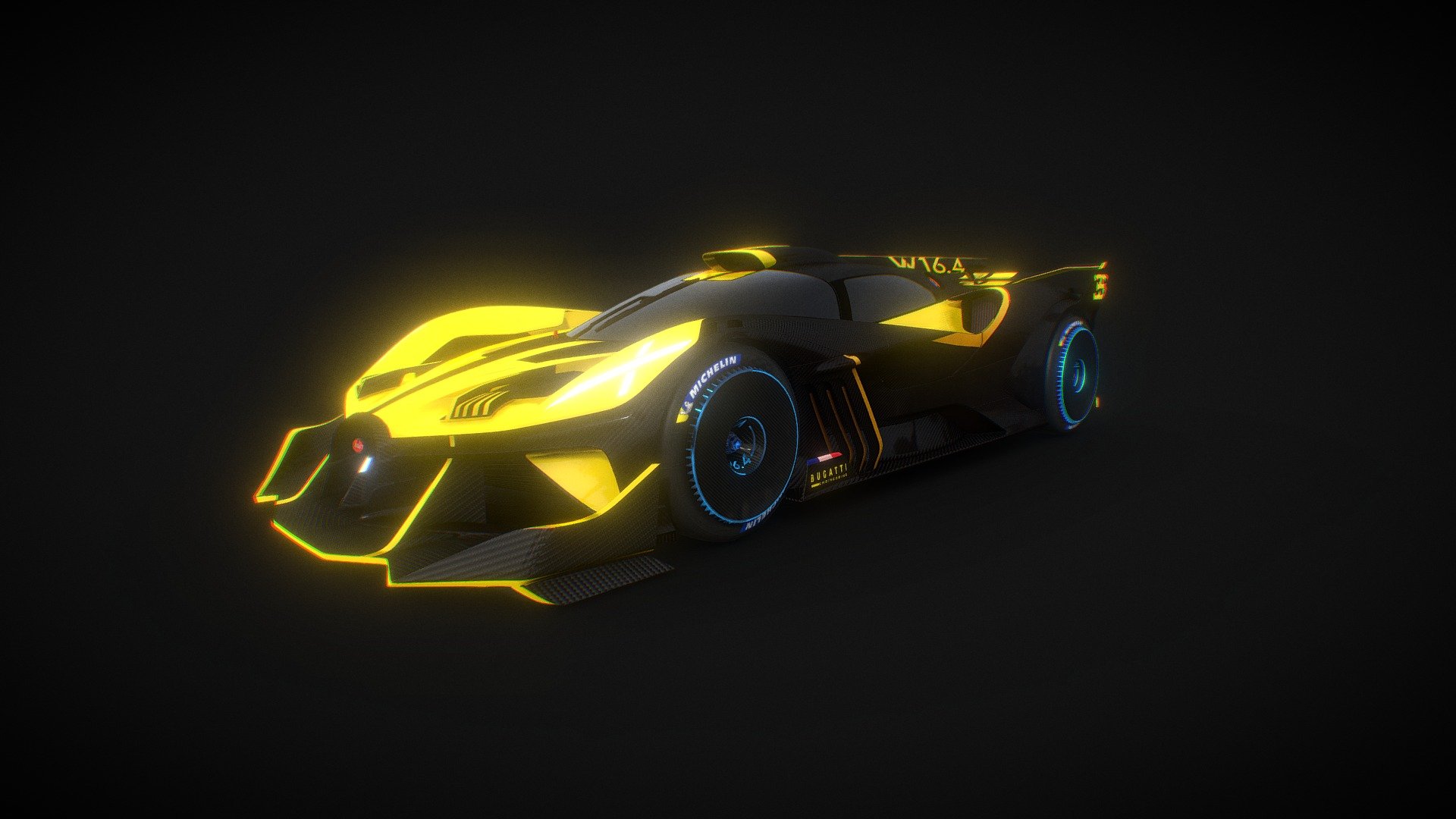 Custom Bugatti Bolide Concept (2020) - Download Free 3D model by ...
