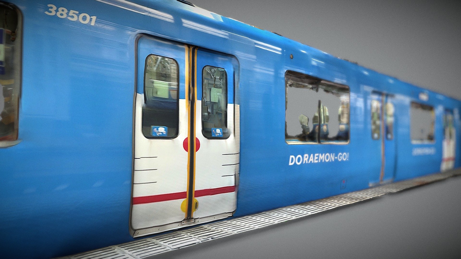 Doraemon's train - Download Free 3D model by kazugoru [98d057e] - Sketchfab