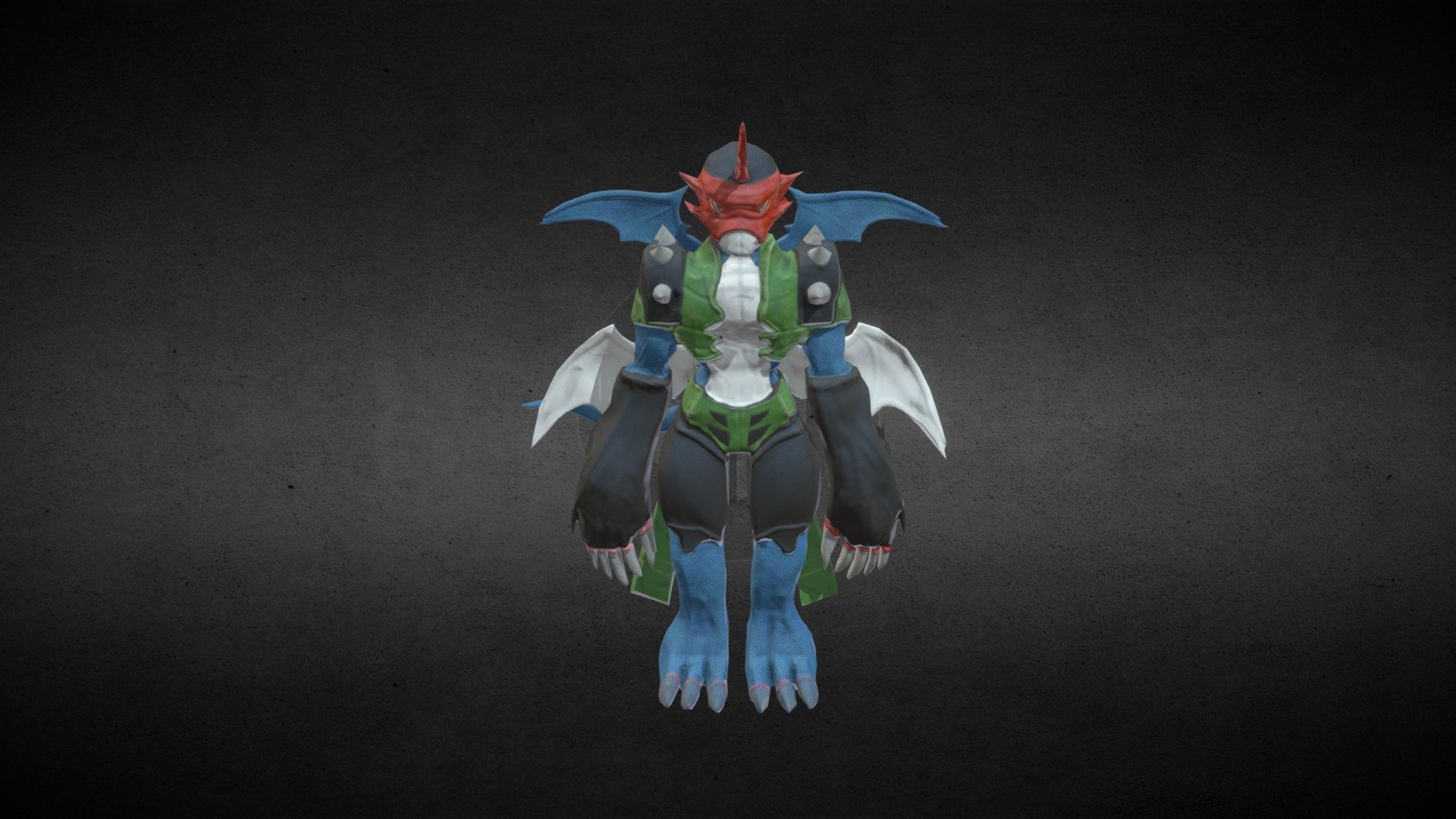 Digimon - Paildramon - 3D model by TrovatoAriel [98d0de2] - Sketchfab