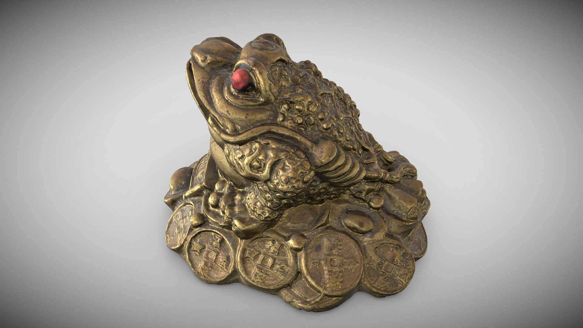 Feng Shui Money Frog - 3D model by Bojan Vovk (@bvovk) [98d1636 ...