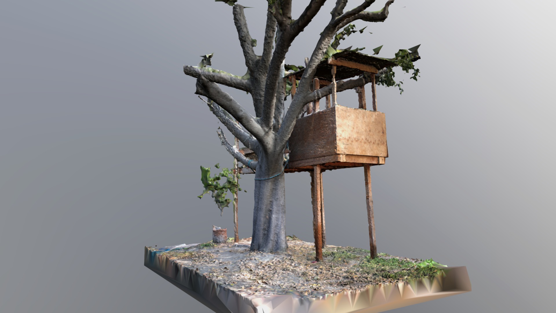 Tree House (work in progress) - 3D model by cupir2 [98d2a73] - Sketchfab