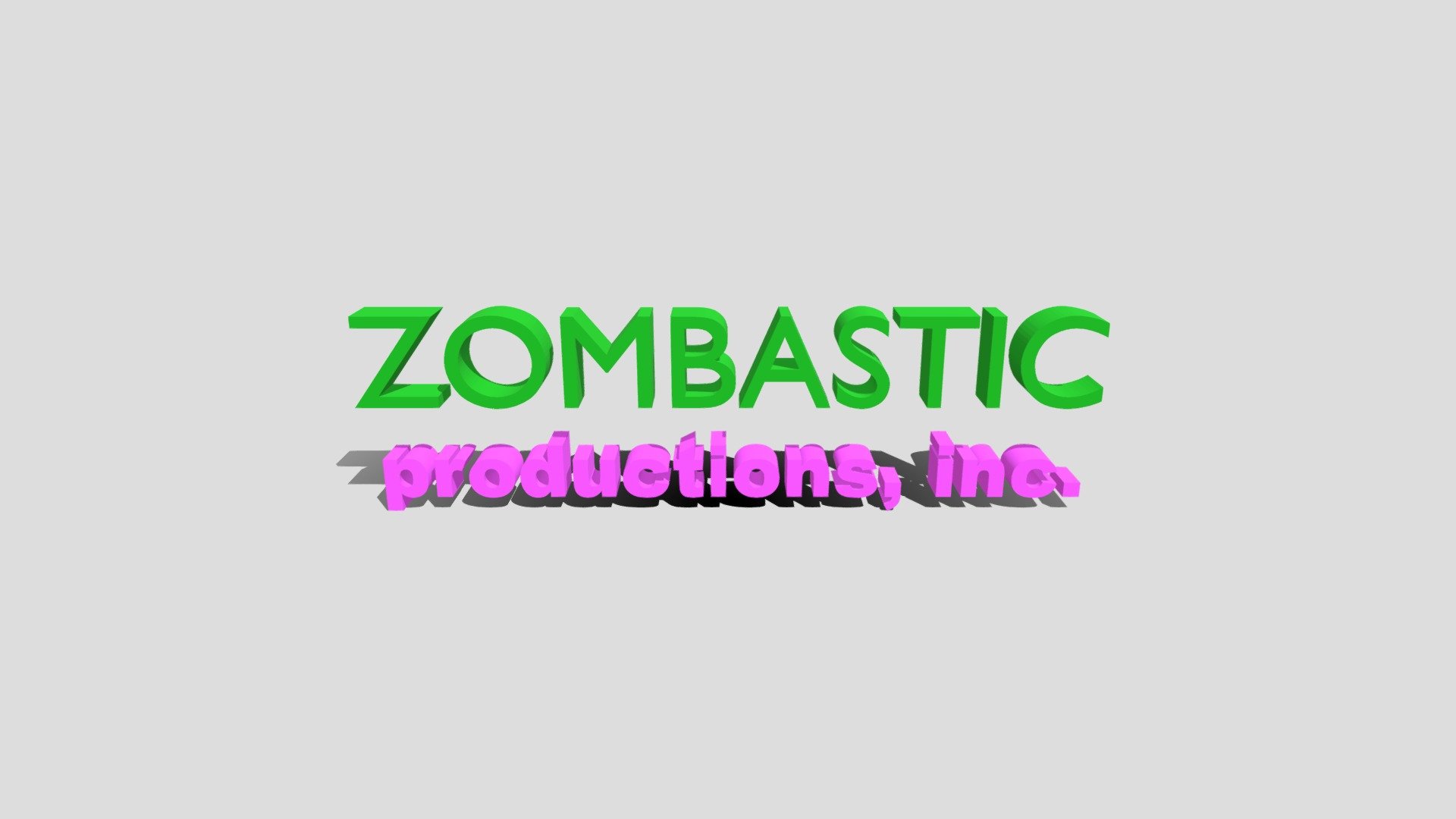 Zombastic Productions, Inc. - Download Free 3D model by Laurance ...