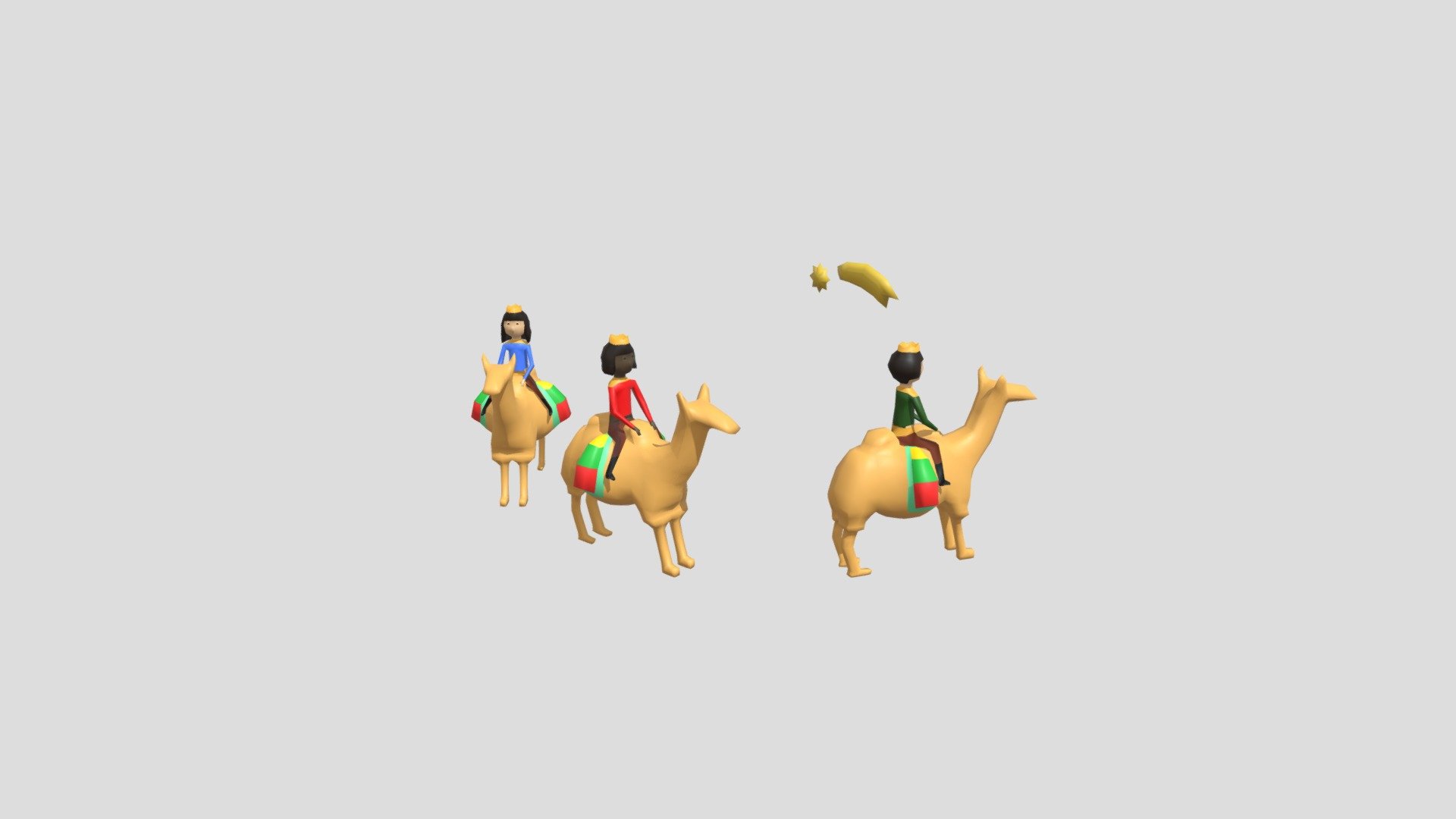 3 kings - Download Free 3D model by Cyberluna [98d4fed] - Sketchfab