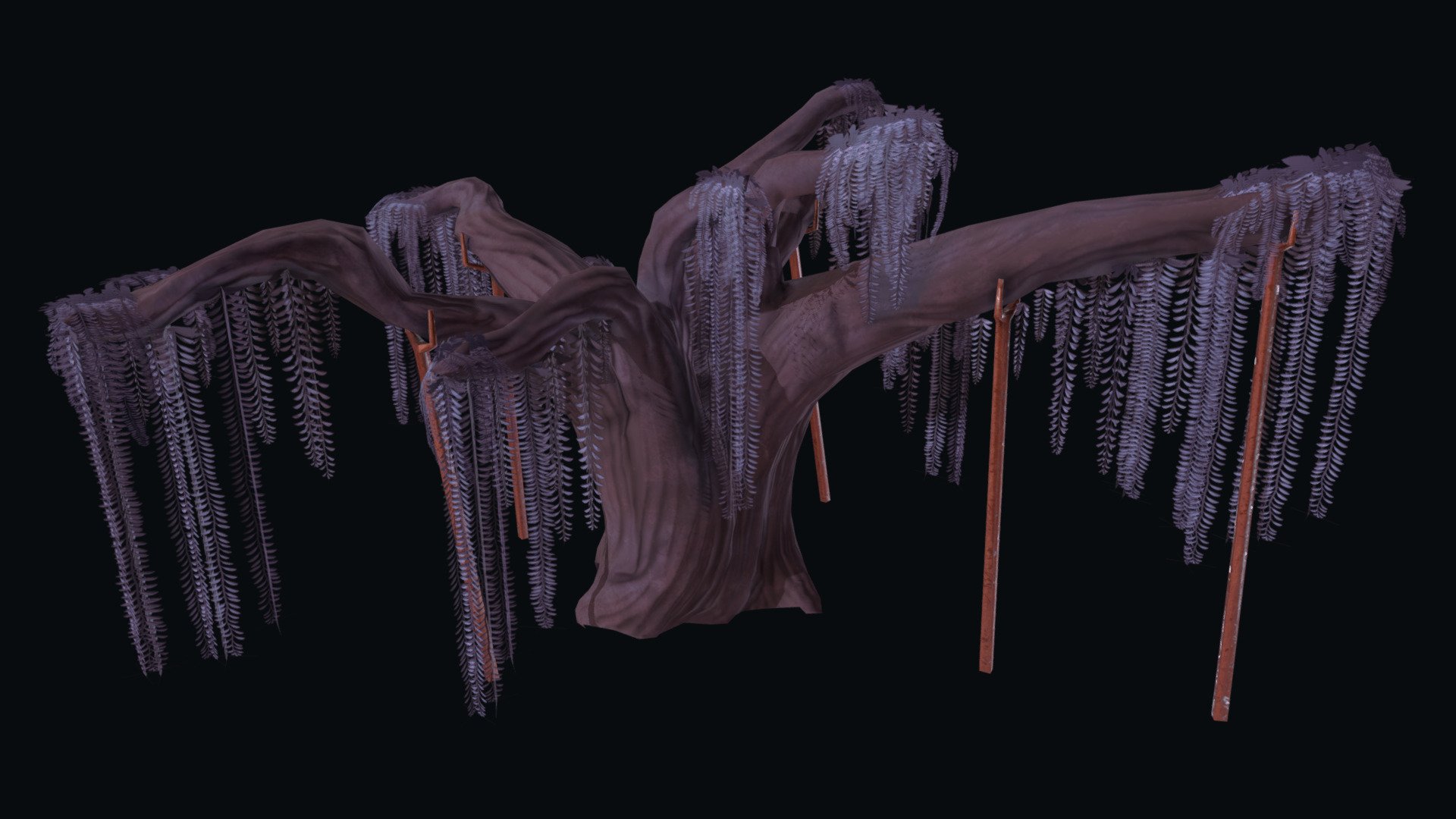 wisteria - 3D model by zozolka (@awokadokiwi) [98d5f17] - Sketchfab
