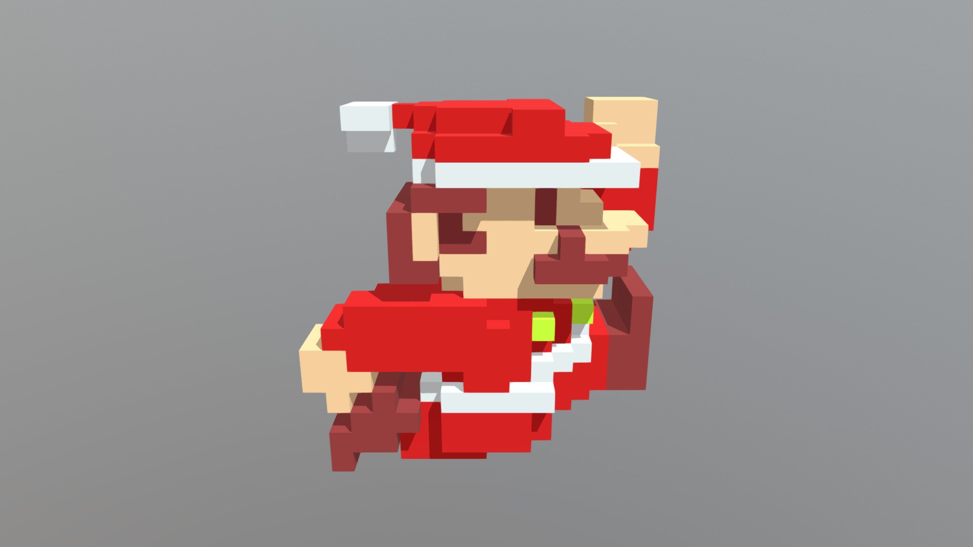 Mario Santa - 3D model by siouxcitizen [98d65a1] - Sketchfab