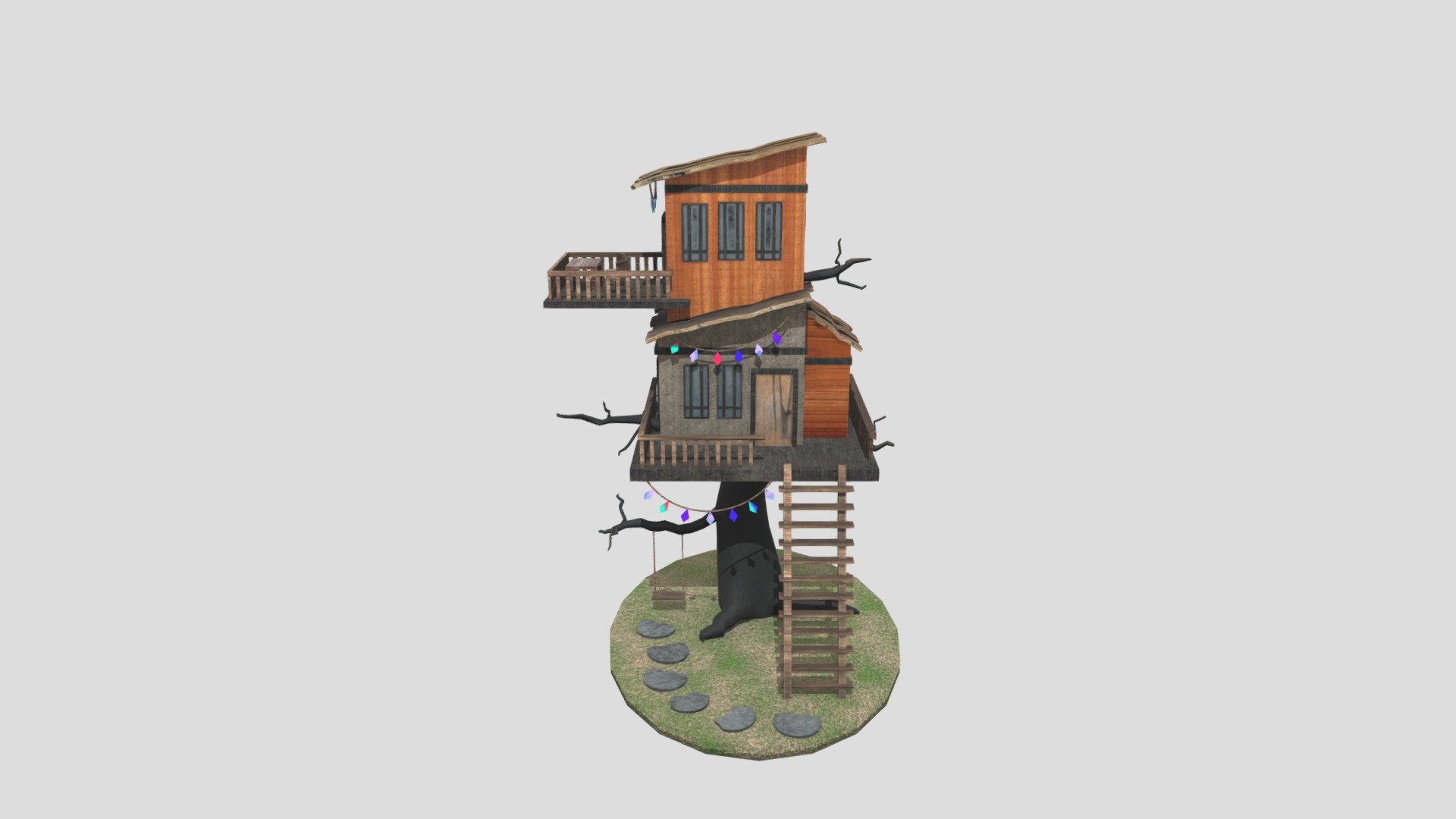 Treehouse - Download Free 3D model by marenapalana [98d720b] - Sketchfab