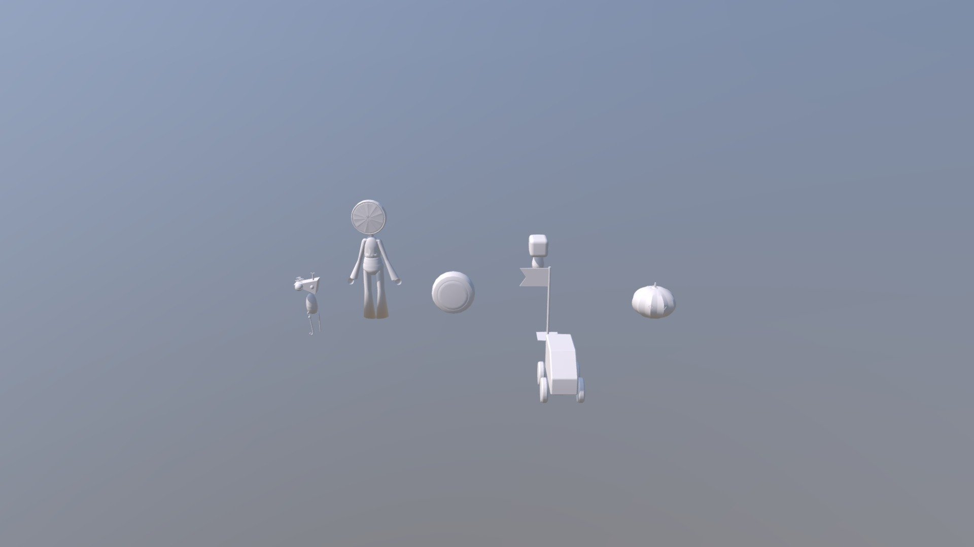 First 3D Models - 3D model by hal.79 [98d77a3] - Sketchfab