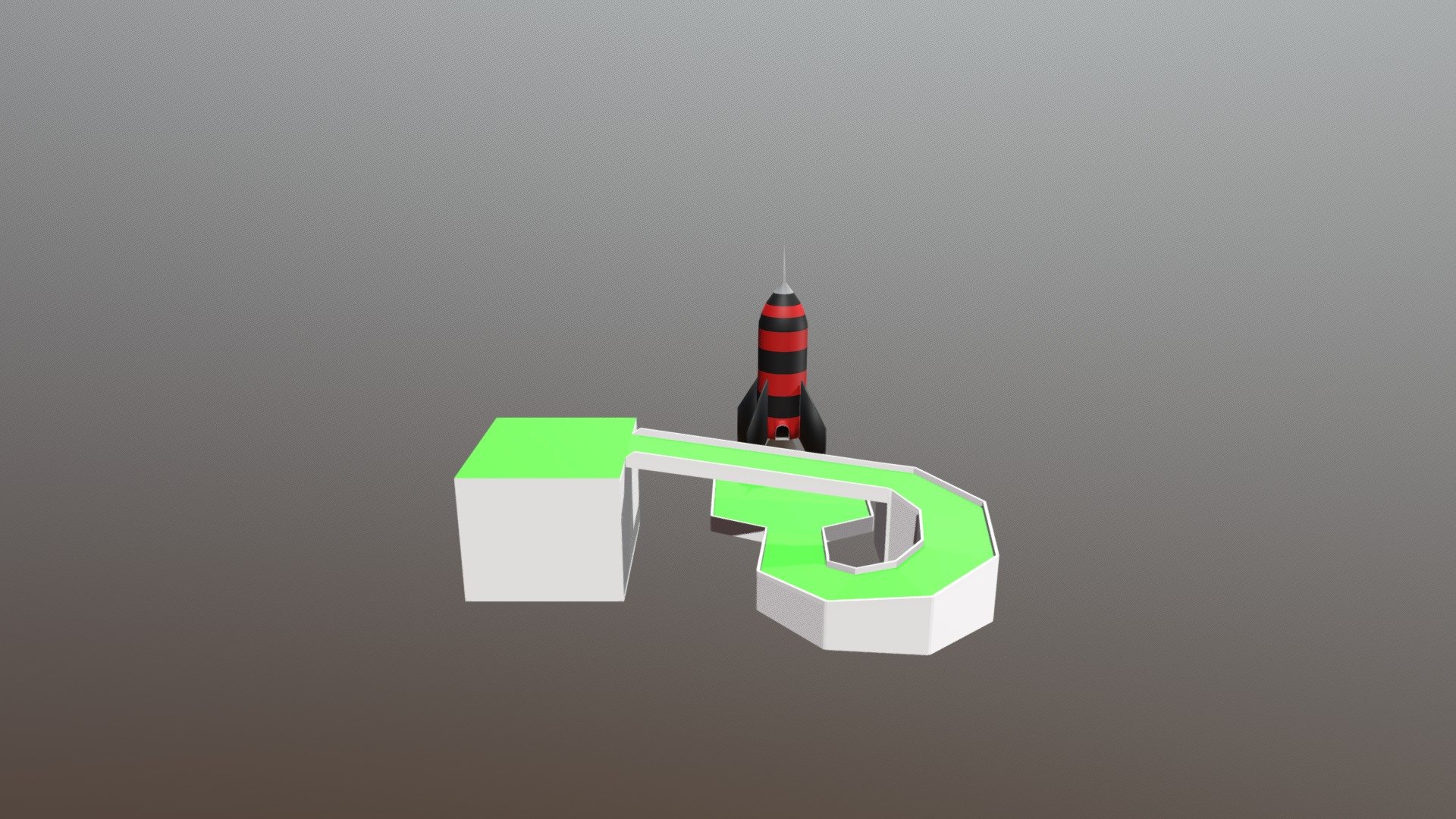 Rocket ship mini putt course - 3D model by CWcomptech (@tking) [98d79f3 ...