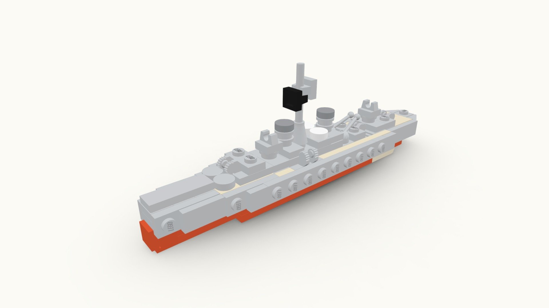 LEGO HMS Dreadnought MOC [#0071] - Download Free 3D model by The Bobby ...