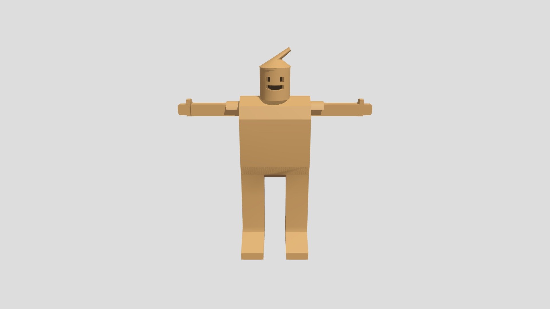 1950s Cardboard Robot - 3D model by BladeCat139 [98d8abf] - Sketchfab