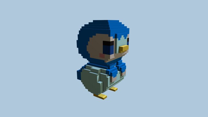Piplup 3D models - Sketchfab