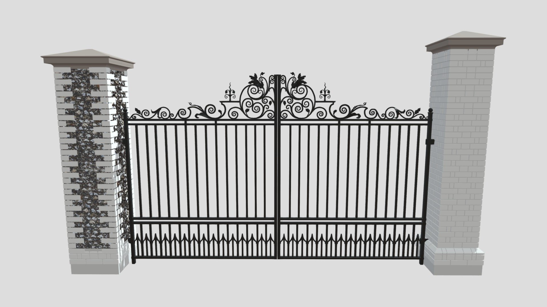 Gate_preview_test - 3D model by Alex Saplacan (@alexsaplacan) [98d9e26 ...