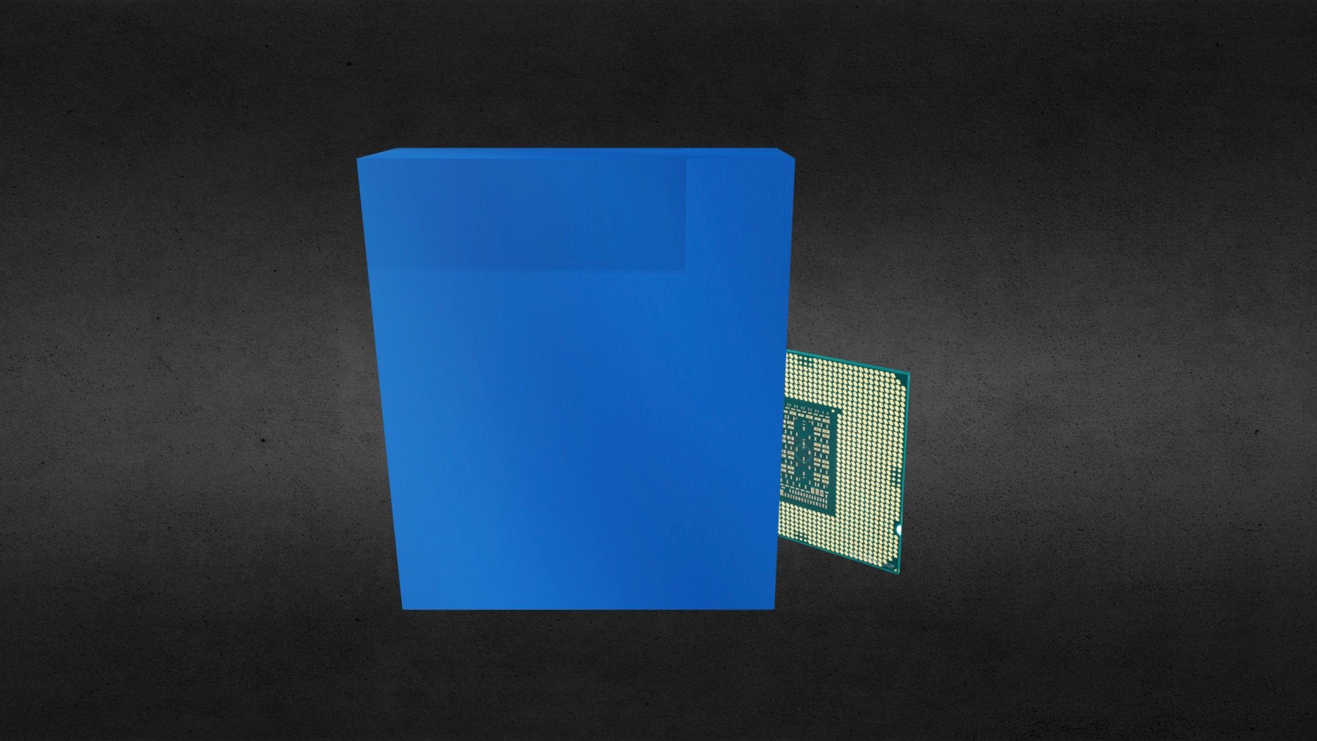 intel CPU Core i5-11600K 3.9 GHz - 3D model by Piekub.Nakub [98dbc89 ...