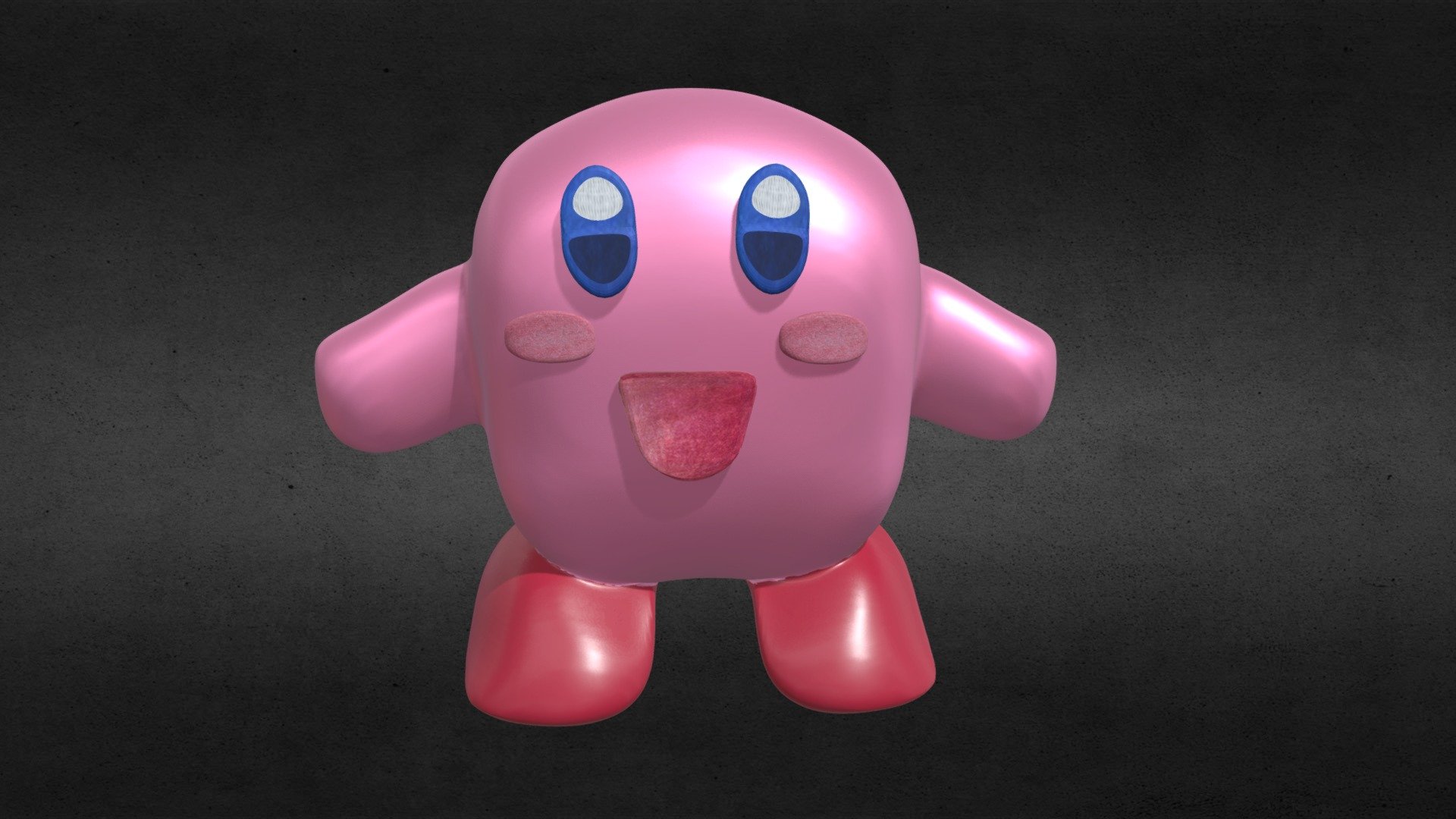 Kirby Escultura Blender 3D - 3D model by natalia-chen [98dcc2f] - Sketchfab