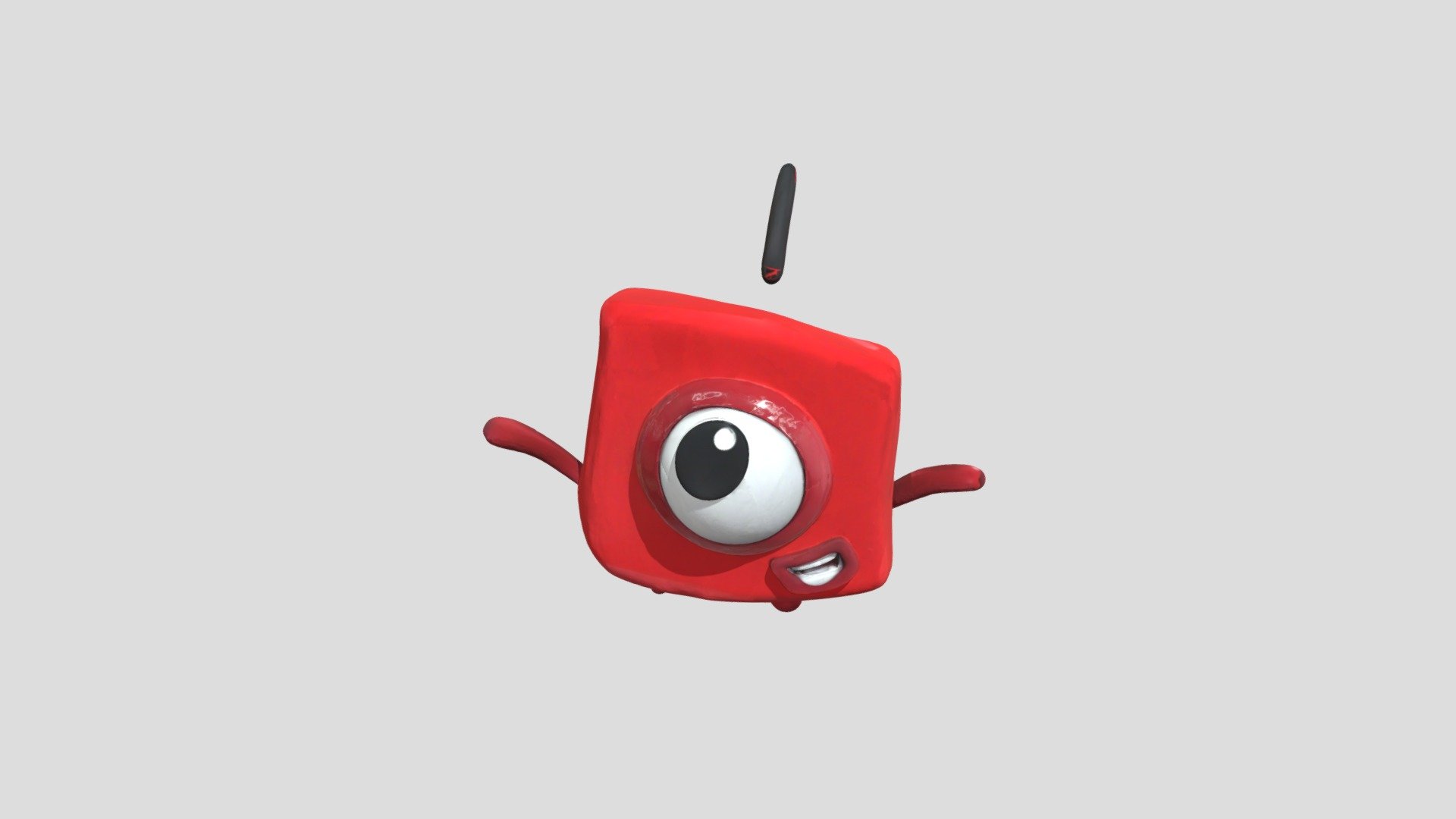 Numberblock 1(NOT RIGGED) - Download Free 3D model by ...
