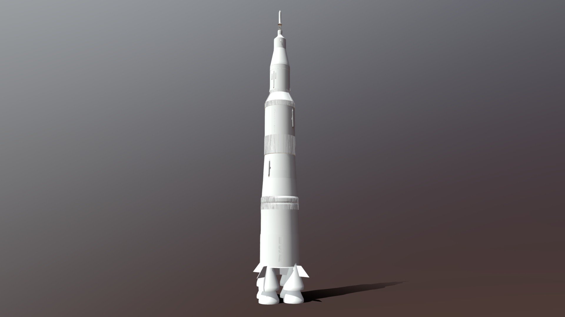Apollo 11 Rocket Low Poly - Download Free 3D model by joehorwood ...