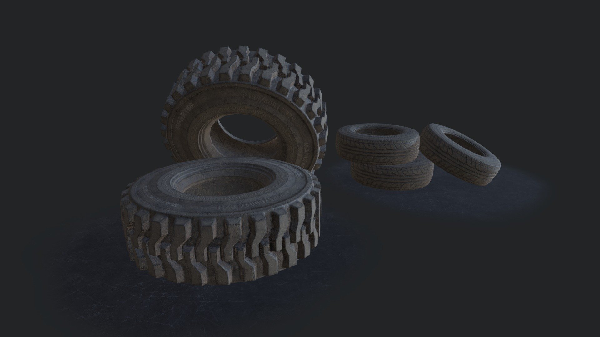 Tires for new assets pack - 3D model by Igor Rogov (@creativemood ...