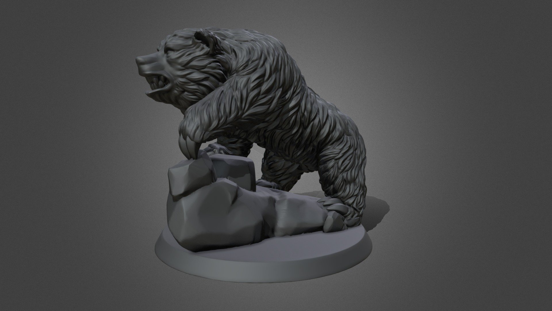 Bear miniature - 3D model by ZBrush-Hero [98e0bb9] - Sketchfab